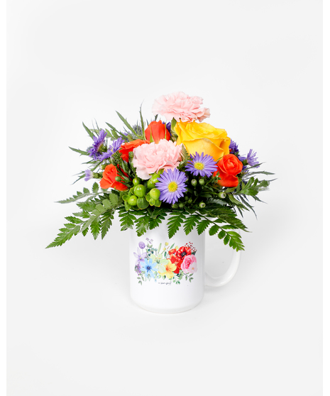 Colorful Flower Arrangement | In Bloom Florist | Same-Day Delivery ...